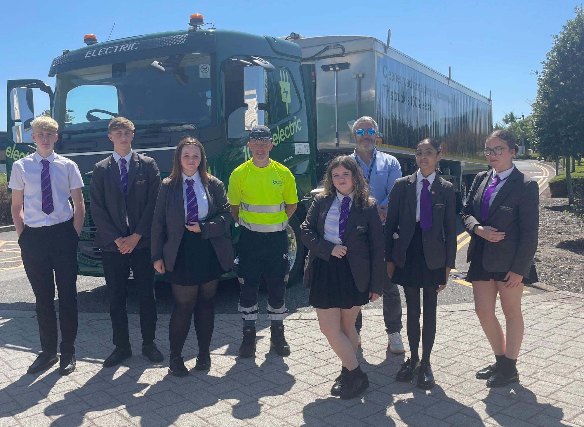 Geography students learn about ‘green jobs’ at visit to United Utilities