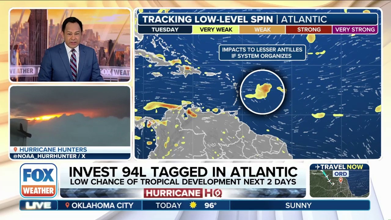 Invest 94L tagged in Atlantic