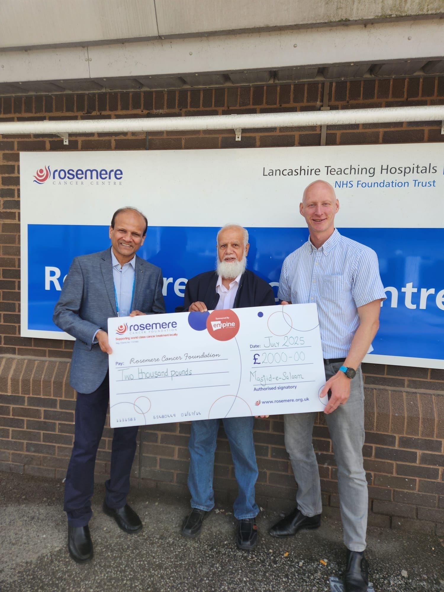 Fulwood Muslim community’s summer gift to Rosemere