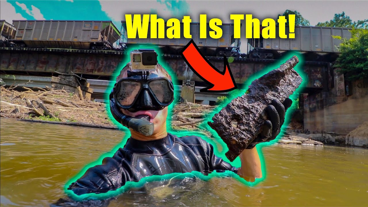 Submerged Artifacts Recovered During Riverbed Diving Expedition