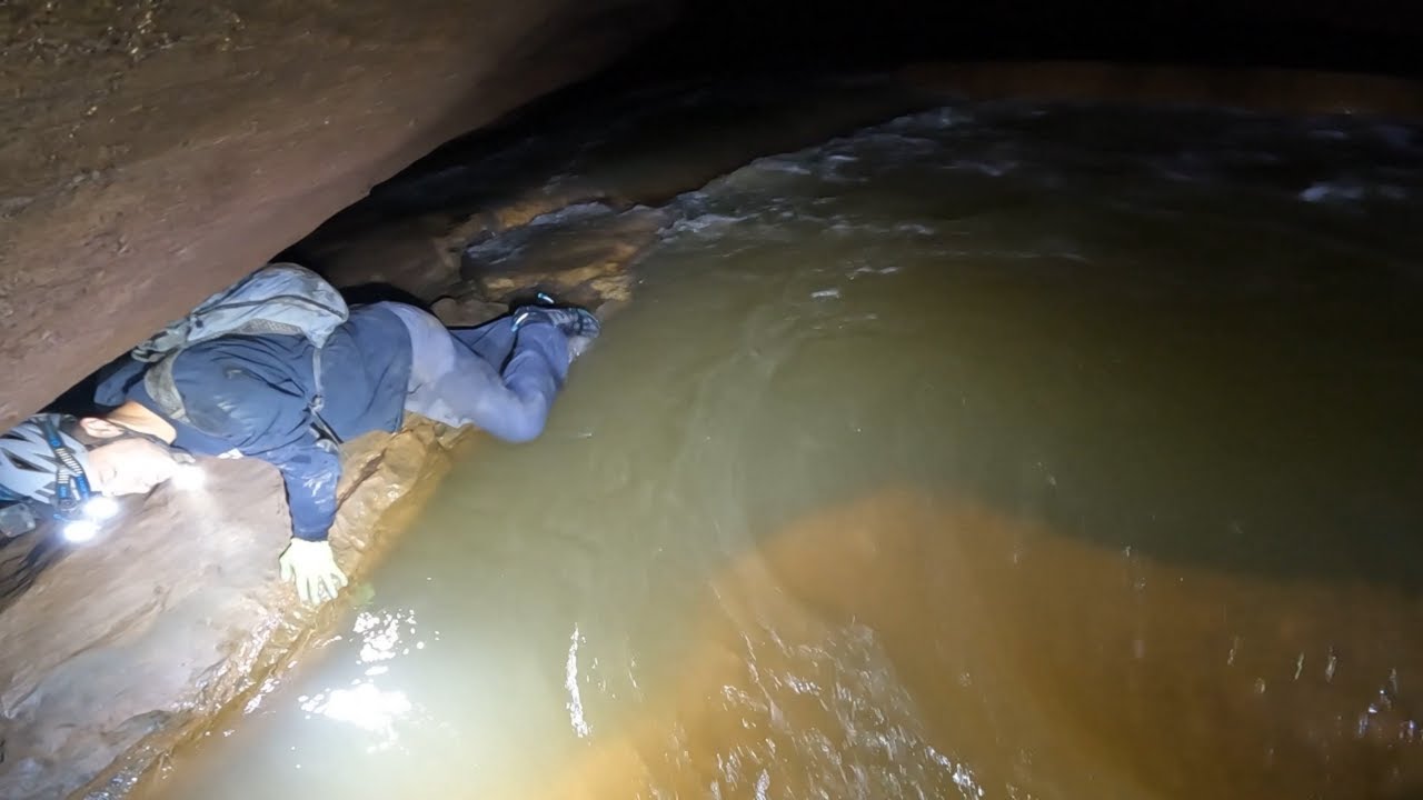 Caught in a Flooded River Cave