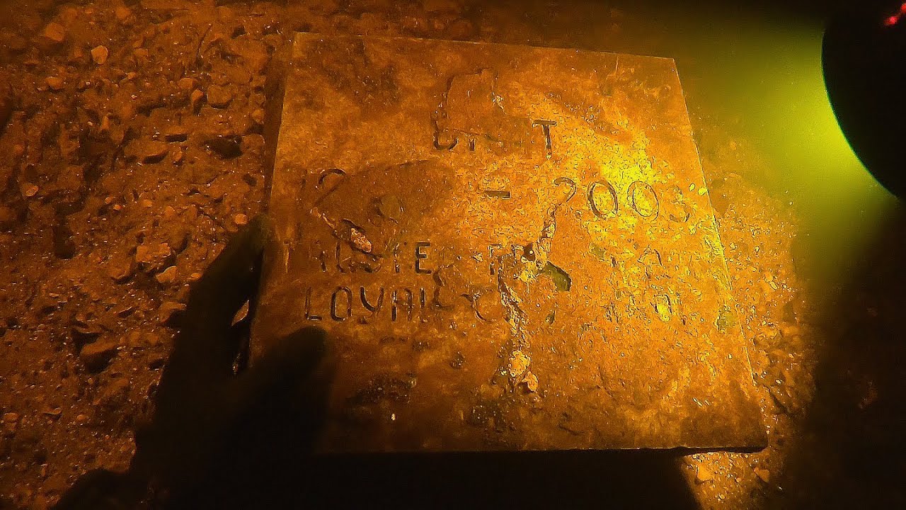 Found a Tombstone Underwater - Police Called Immediately