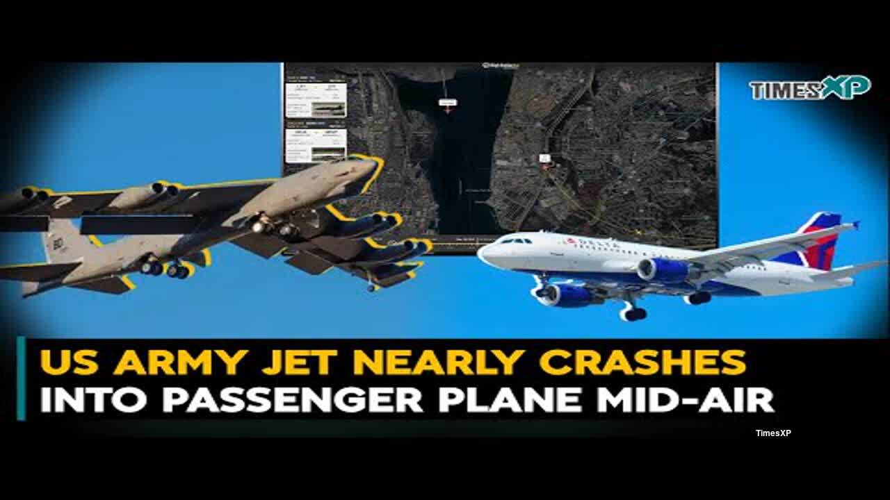 US Army Jet Nearly Crashes Into Passenger Plane Mid-Air