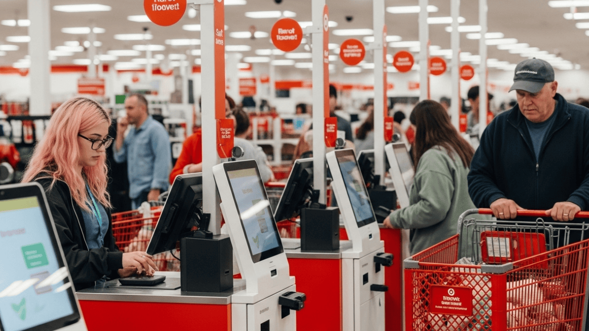 Target limits self-checkout and slashes registers; Expect longer waits