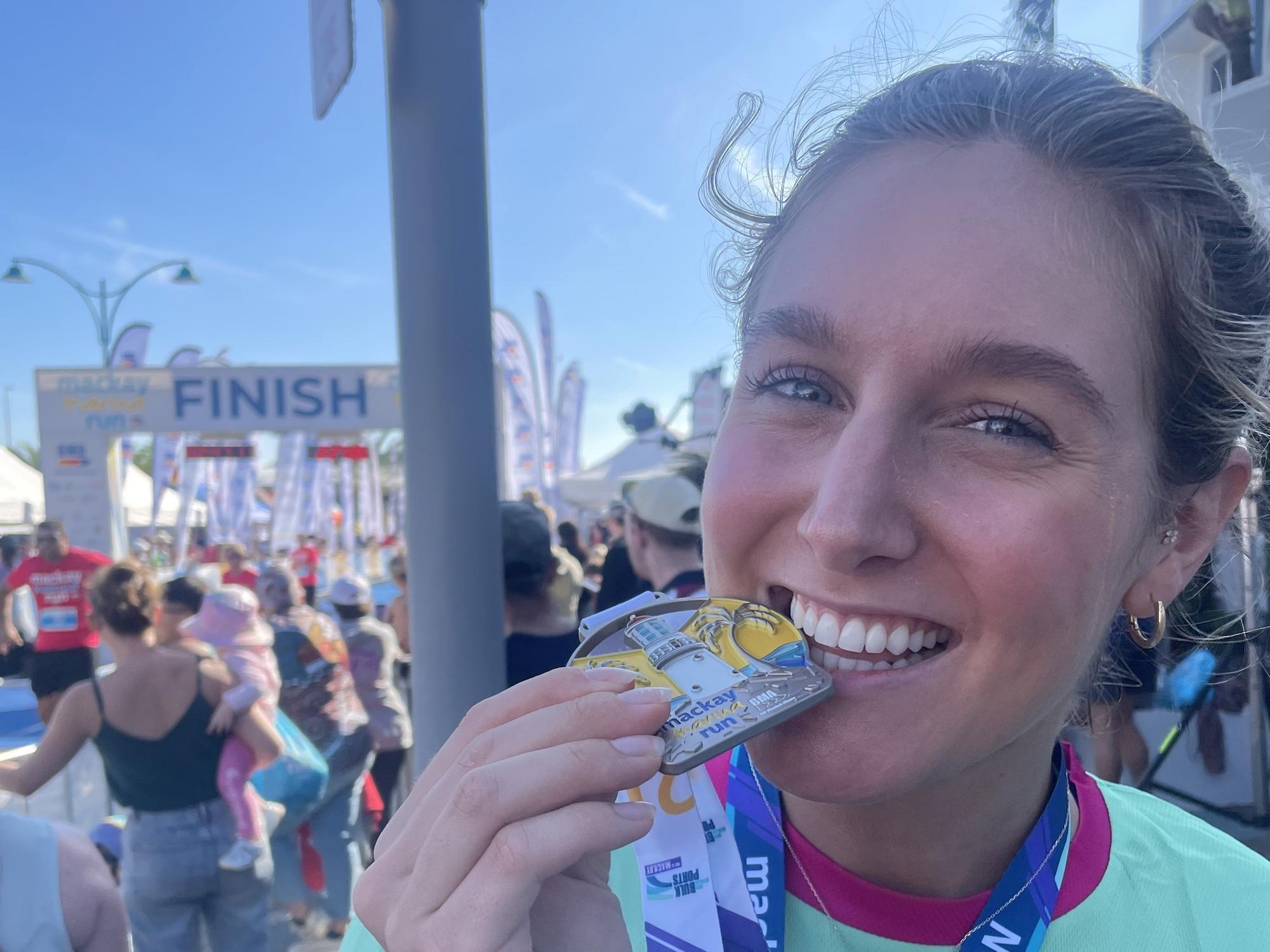 Verity takes St Luke’s pink to the other side of the world