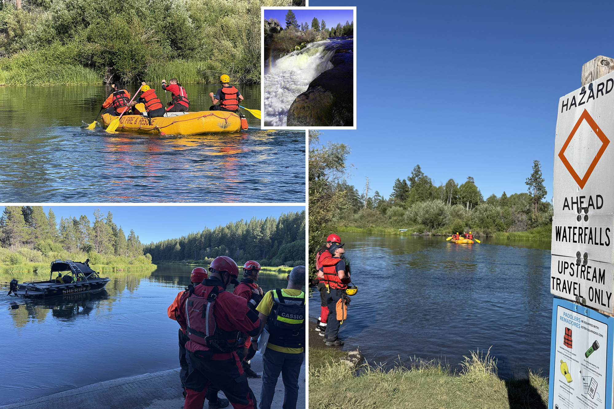 One dead, two missing after group swept over Oregon’s Dillon Falls ...