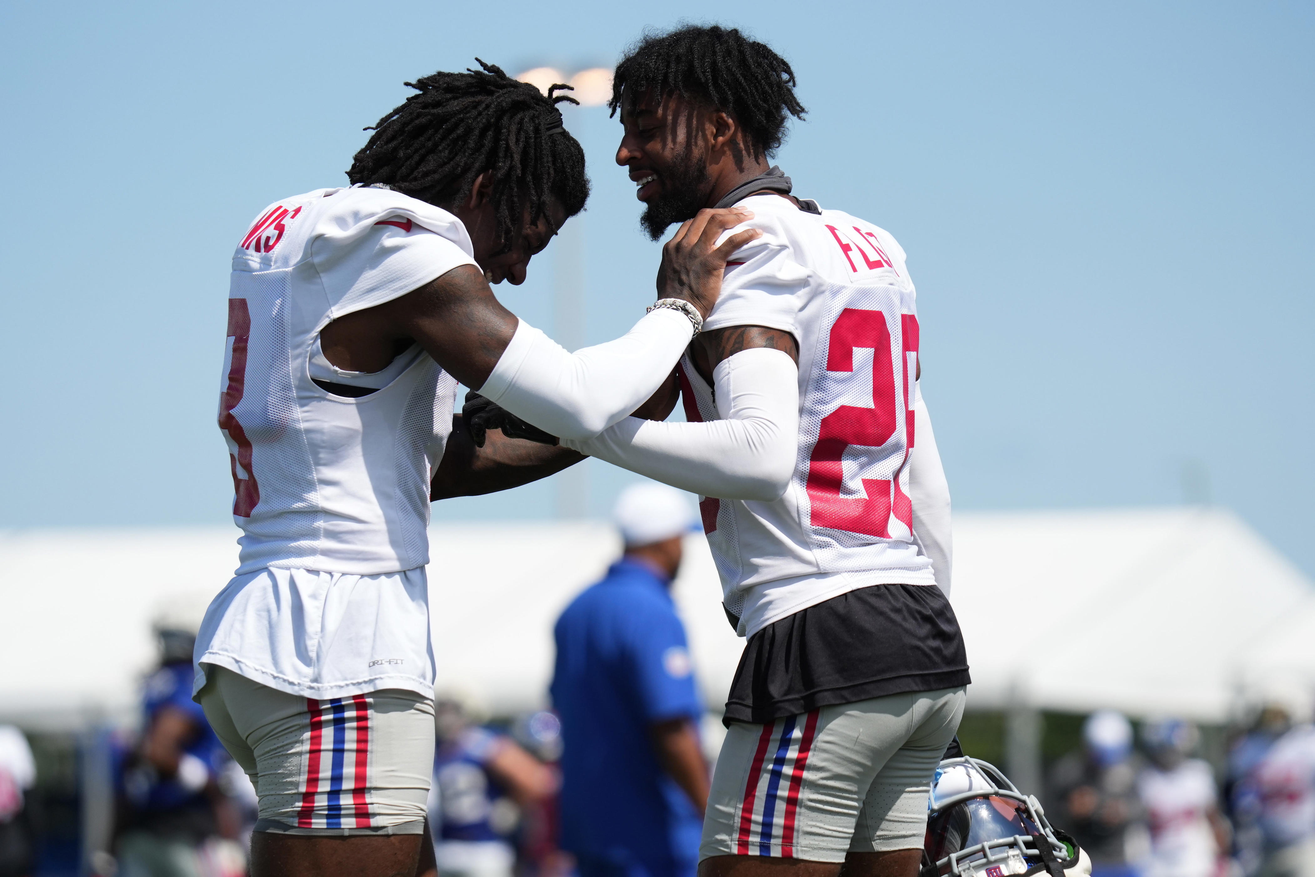 New York Giants' Deonte Banks, Cor'Dale Flott battling down to the wire
