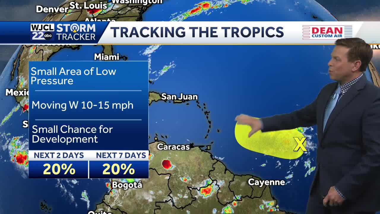 Possible tropical development in the Atlantic