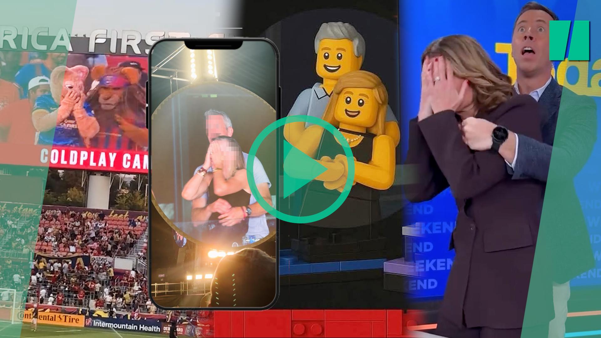 La « kiss cam » du concert de Coldplay est déjà la séquence la plus ...