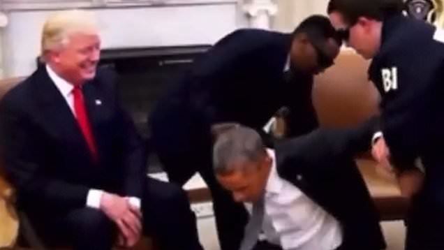Trump shares bizarre AI video of Obama being arrested