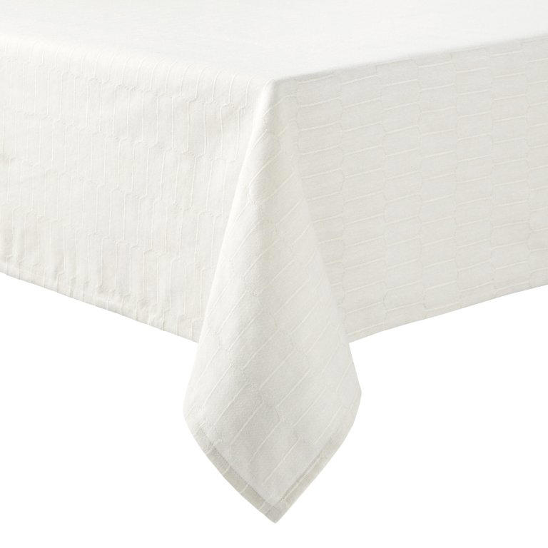 The Best Tablecloths on the Internet, Starting With a $6 Neutral Stripe