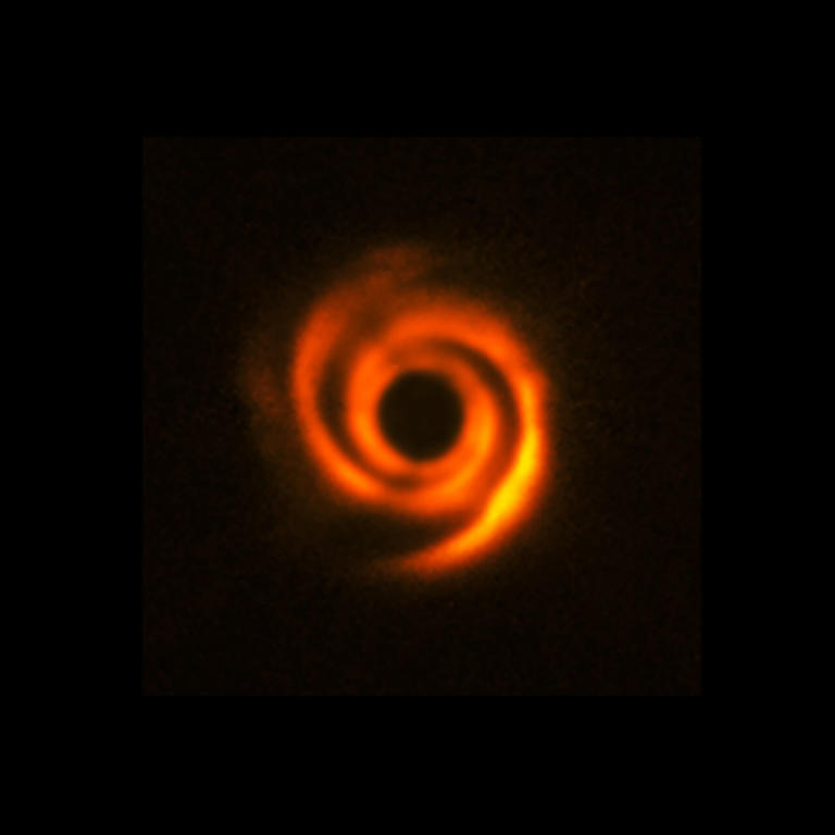 What are these strange swirls around an infant star? 'We may be ...