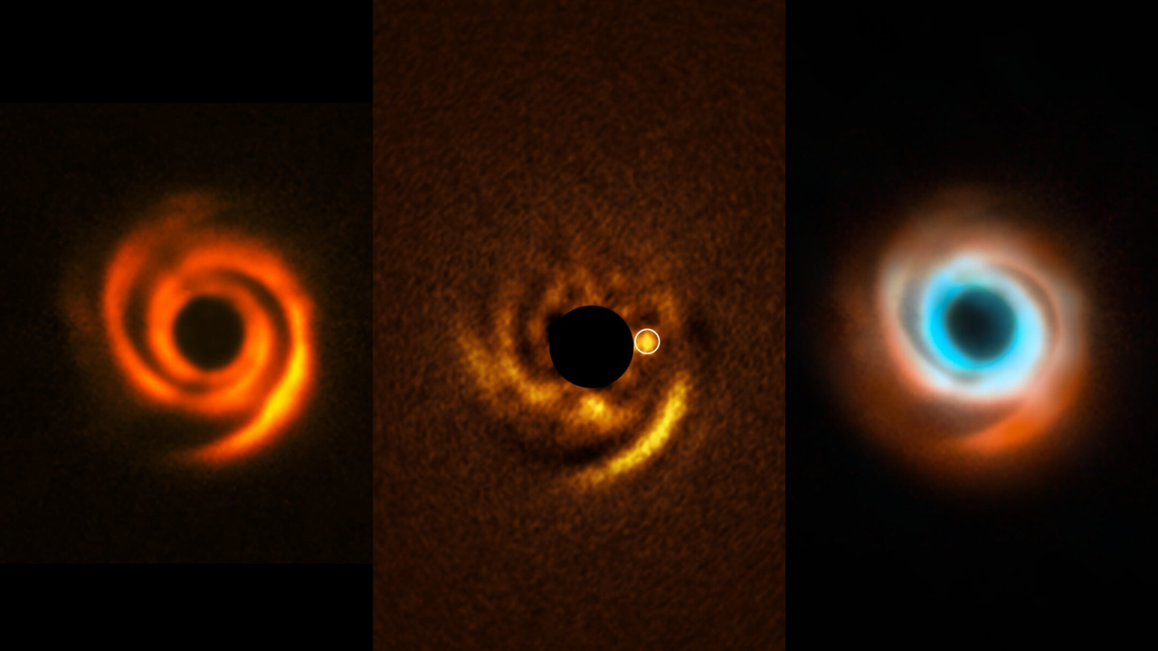 What are these strange swirls around an infant star? 'We may be ...