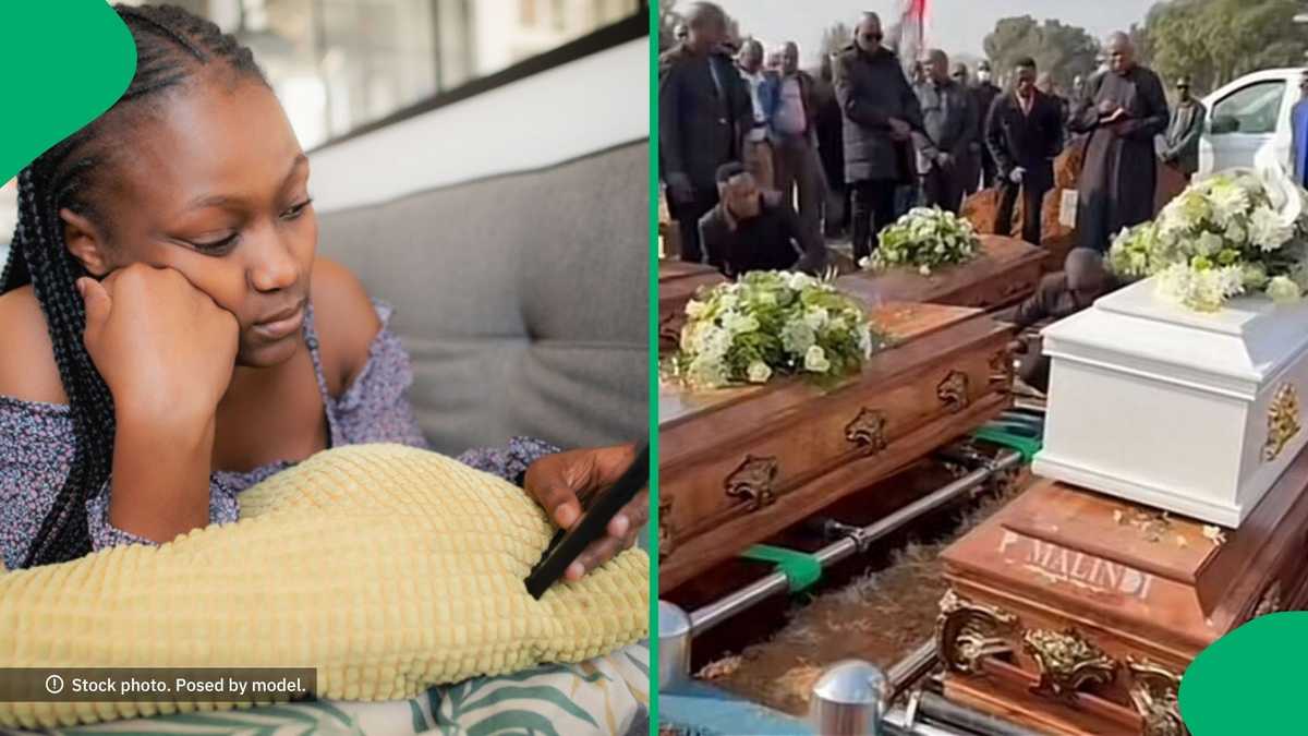Heartbreaking funeral video goes Viral: 6 Family members, including ...