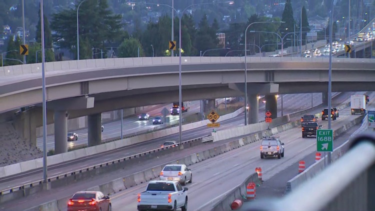 I-5 north reopens through downtown Seattle, but lane reductions ...