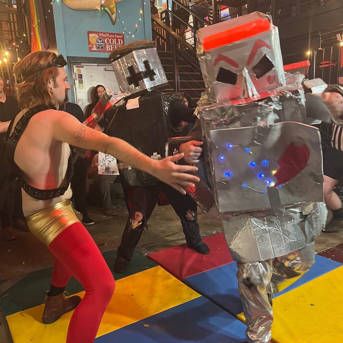 Giant fighting robots coming to Motorco, Durham's new dystopian form of fun