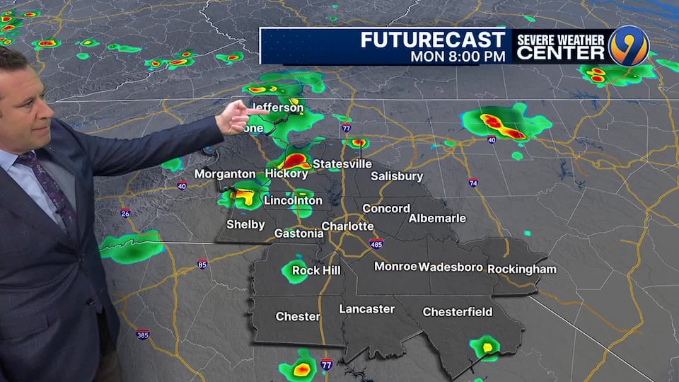 Monday morning's forecast with Meteorologist Keith Monday
