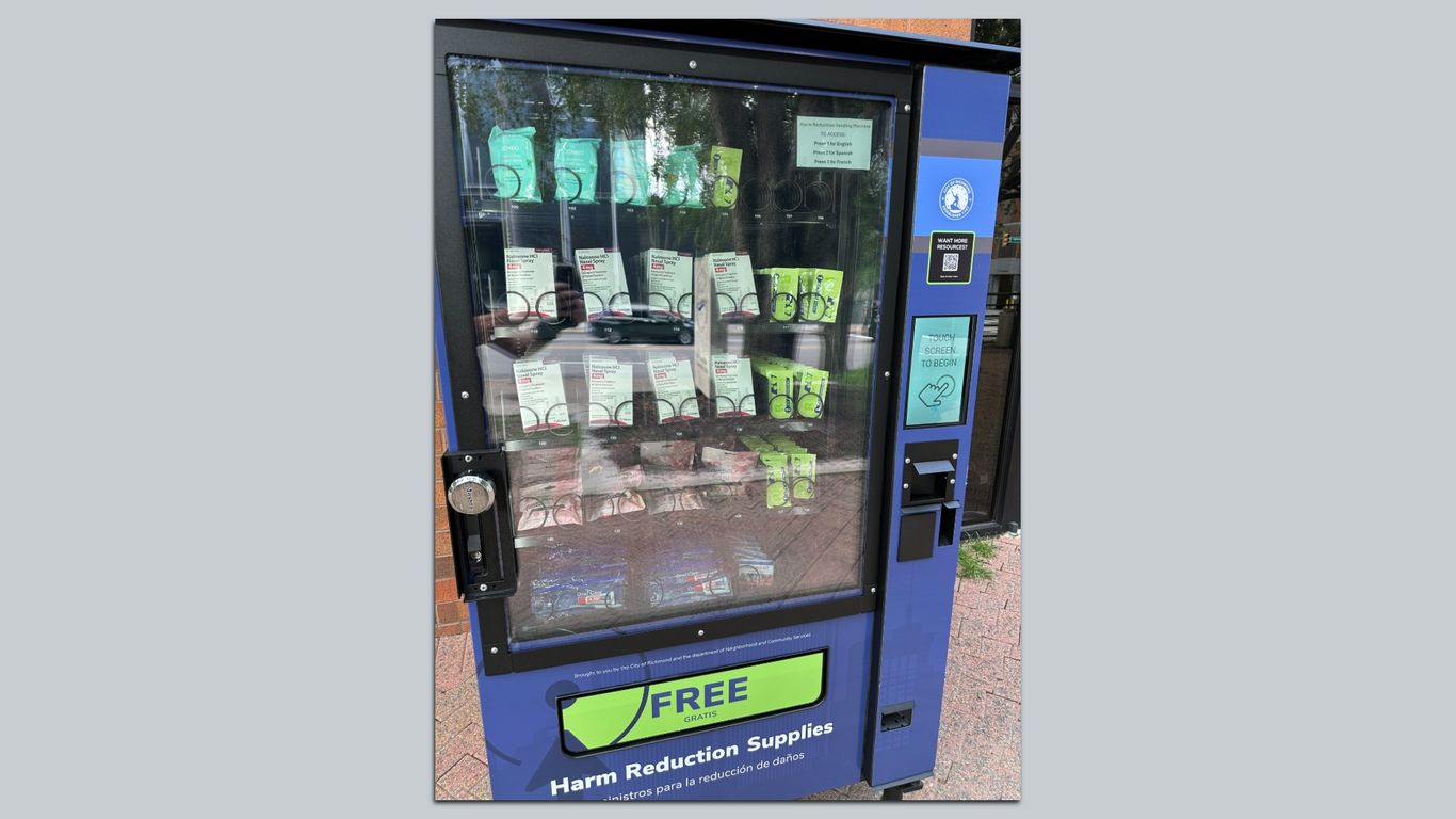 Harm-reduction vending machines arrive in Richmond neighborhoods