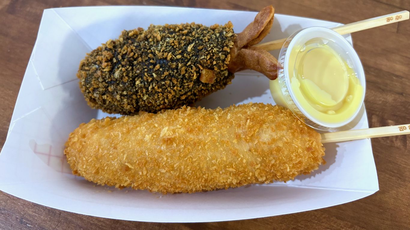 Bite into the Korean corn dog craze at Myungrang Hotdog