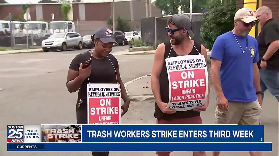 Trash workers strike enters third week