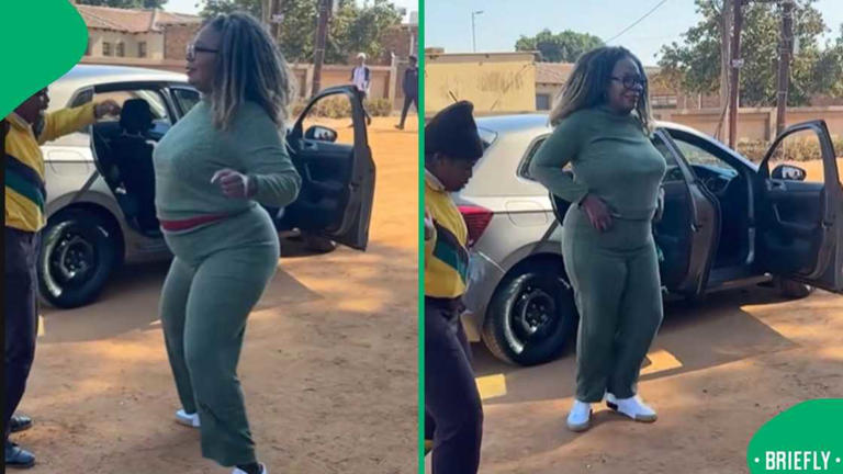 Oprah Winfrey lookalike went viral in Limpopo dancing to Lekompo.