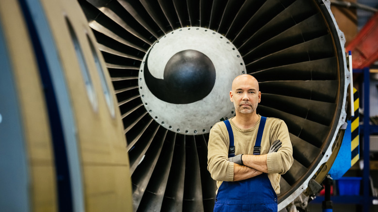 Why Jet Engines Have Spirals On Them (And How They Save Lives)