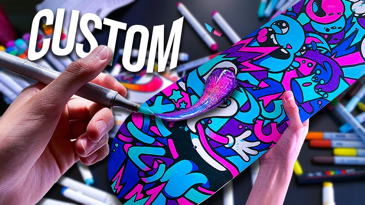 My First Custom Skateboard Design – Full Process