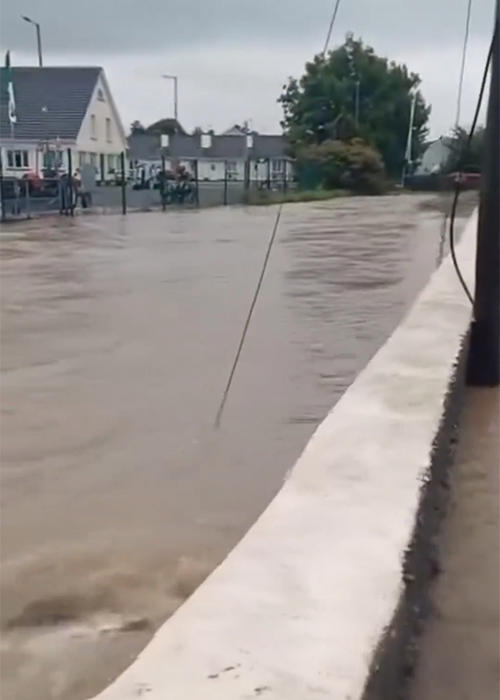 Pics: Flooding across parts of Ireland after heavy rain
