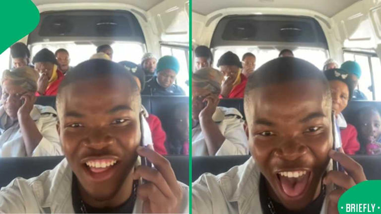 A content creator went viral with hilarious minibus taxi phone prank ...