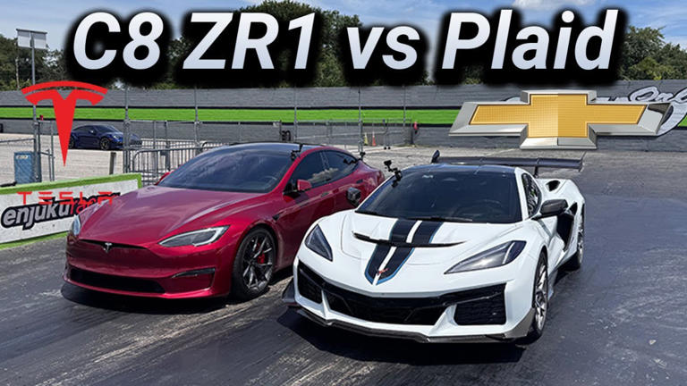 Tesla Model S Plaid Smokes the ZR1 in a Drag Race – But That’s Not the ...