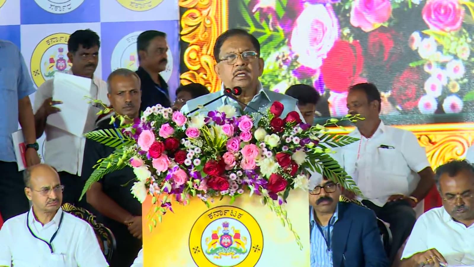 Karnataka: Home Minister G Parameshwara's Telugu Speech Sparks Language Row