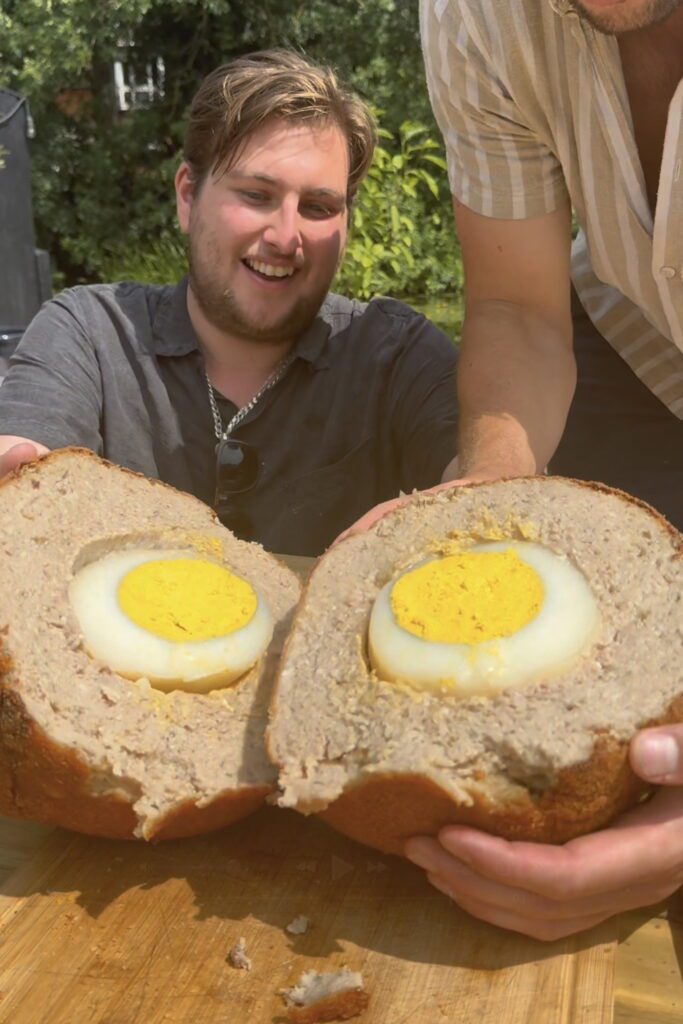 Social media chefs create world’s largest scotch egg – heavier than a ...