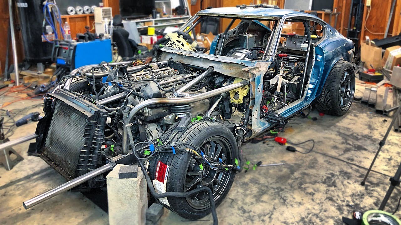 Wiring Up the V10 Beast - Will It Run? 240Z BMW V10 Build