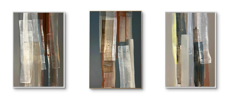 This art exhibit explores spiritual journeys through color, texture ...