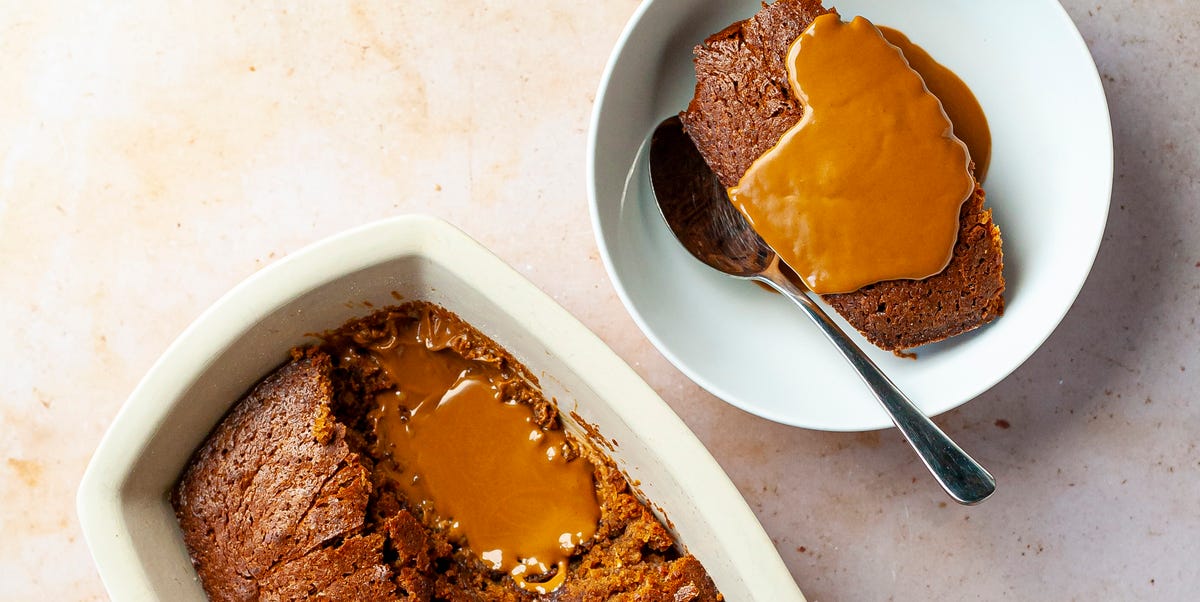 3-ingredient self-saucing Biscoff pudding recipe