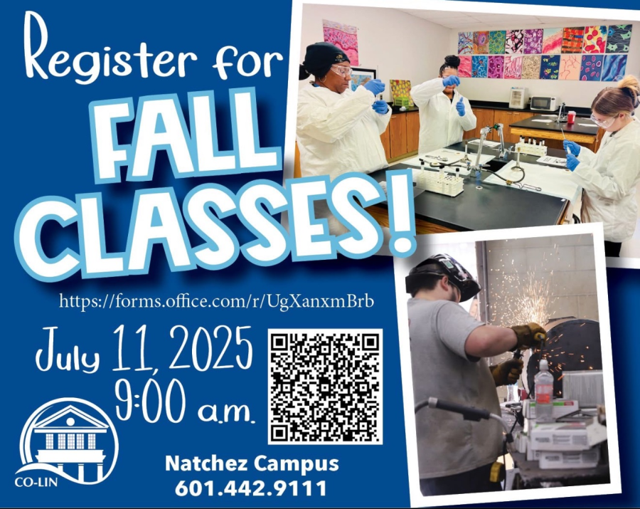 Co-Lin Natchez campus student orientation set for July 11th