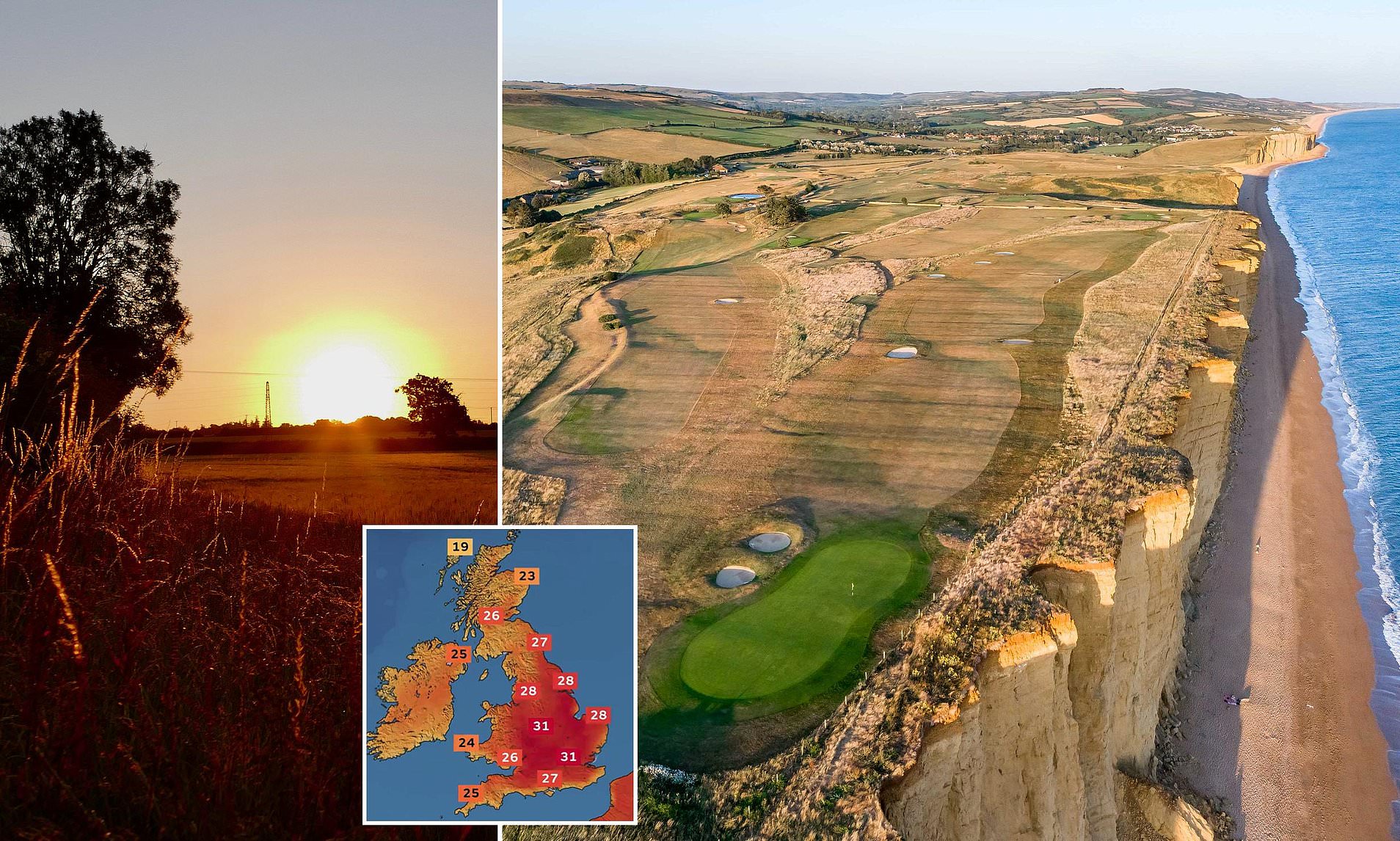Temperatures to reach 25C today in UK ahead of third heatwave beginning ...