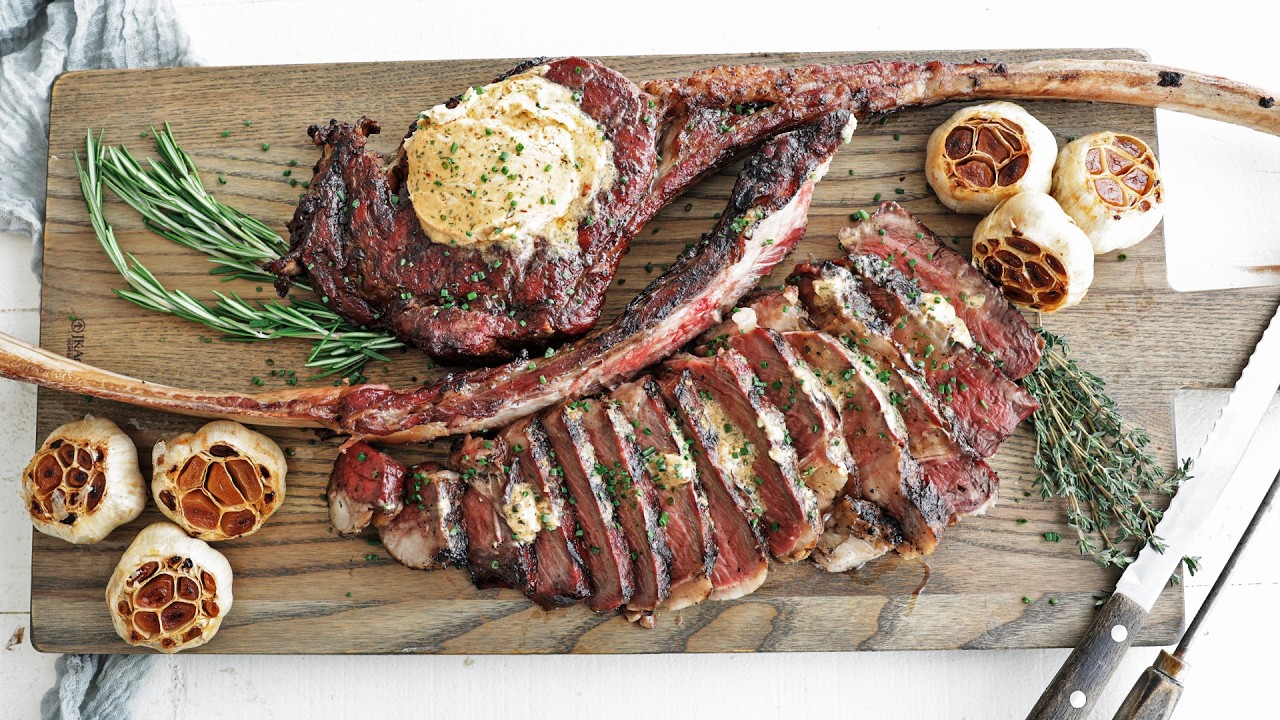 How to Reverse Smoke and Sear a Tomahawk Steak to Perfection