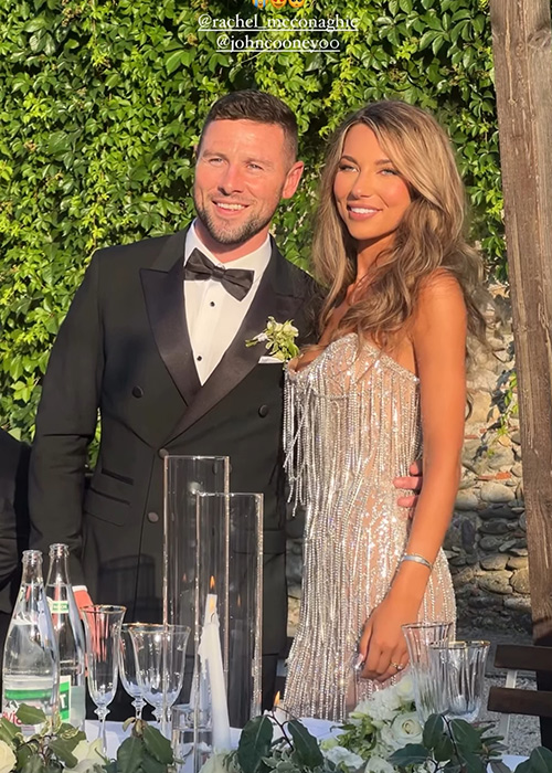 Rugby player John Cooney and wife Rachel say I Do at romantic French ...