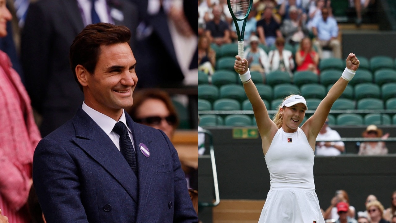 Dream come true! Andreeva starstruck as Roger Federer attends her ...
