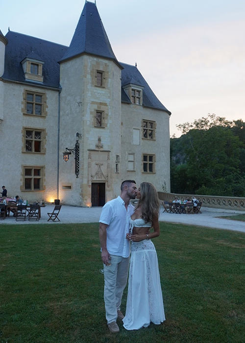 Rugby player John Cooney and wife Rachel say I Do at romantic French ...