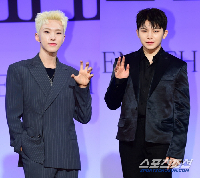 SEVENTEEN Hoshi and Woozi are going to the military side by side in ...