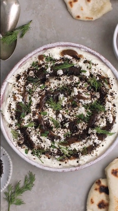 Whipped Feta with Tamarind Burnt Butter