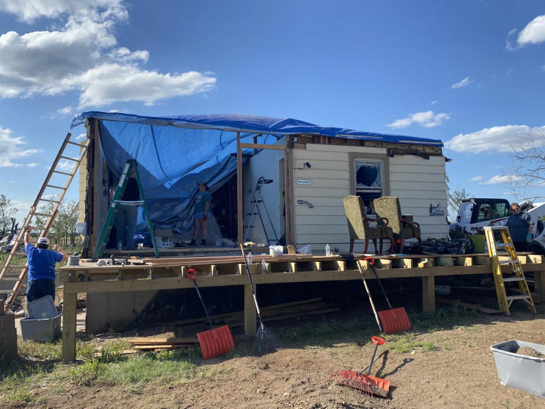 Fundraiser set for family whose home was destroyed in Plevna tornado