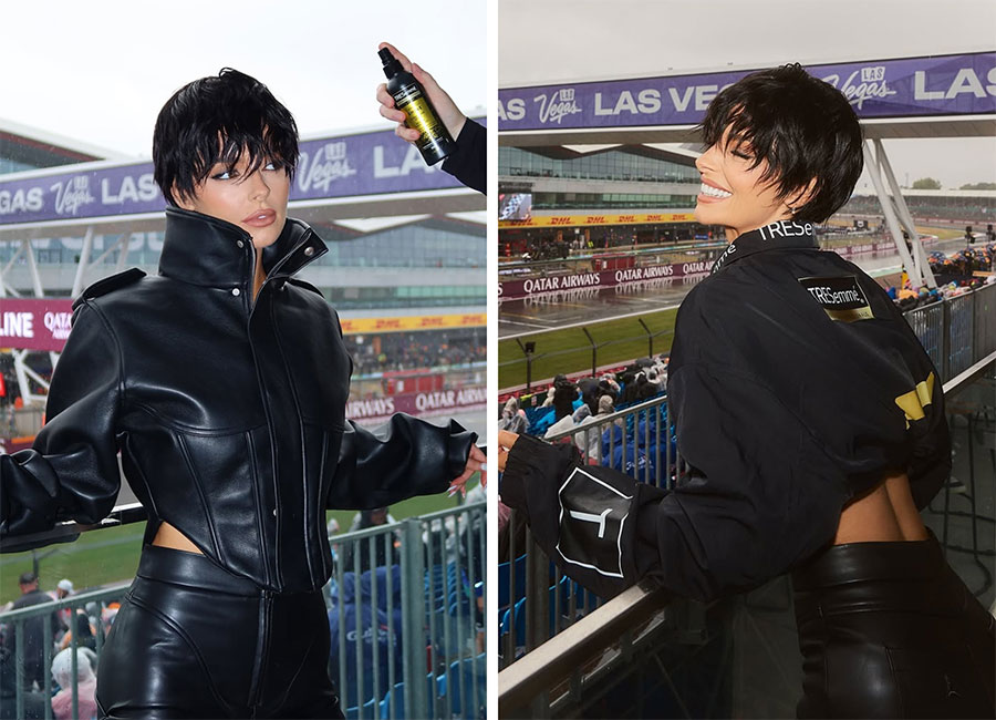 Maura Higgins turns heads at Formula 1 bash with striking hair ...