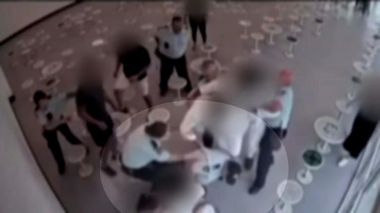 Footage shows brawl erupt between inmates and visitors at NSW prison