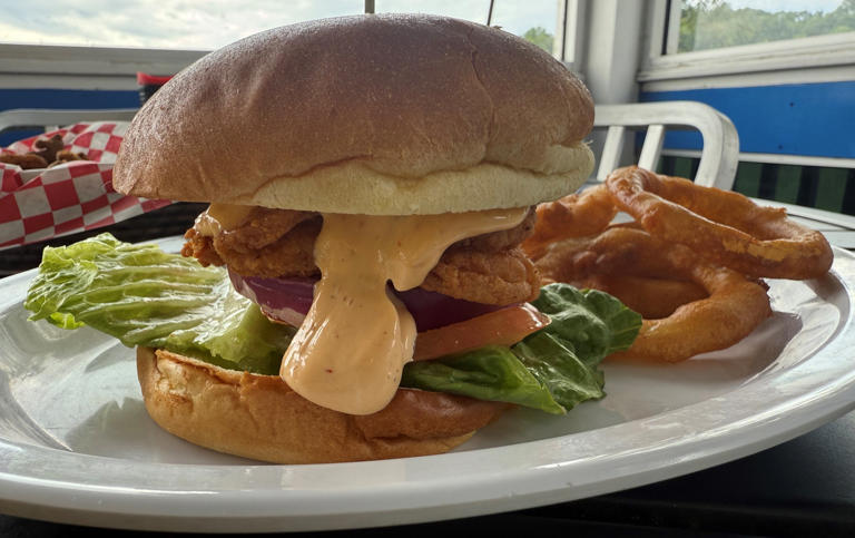 Off the Hook Lakeside Bar and Grille specializes in seafood in marina ...