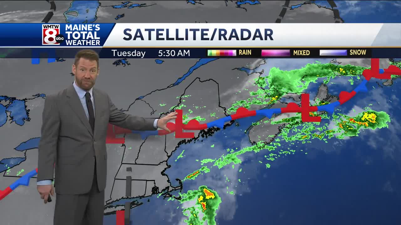 Heavy downpours hit Maine Tuesday