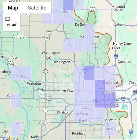 OPPD reports scattered power outages in Omaha metro following storms