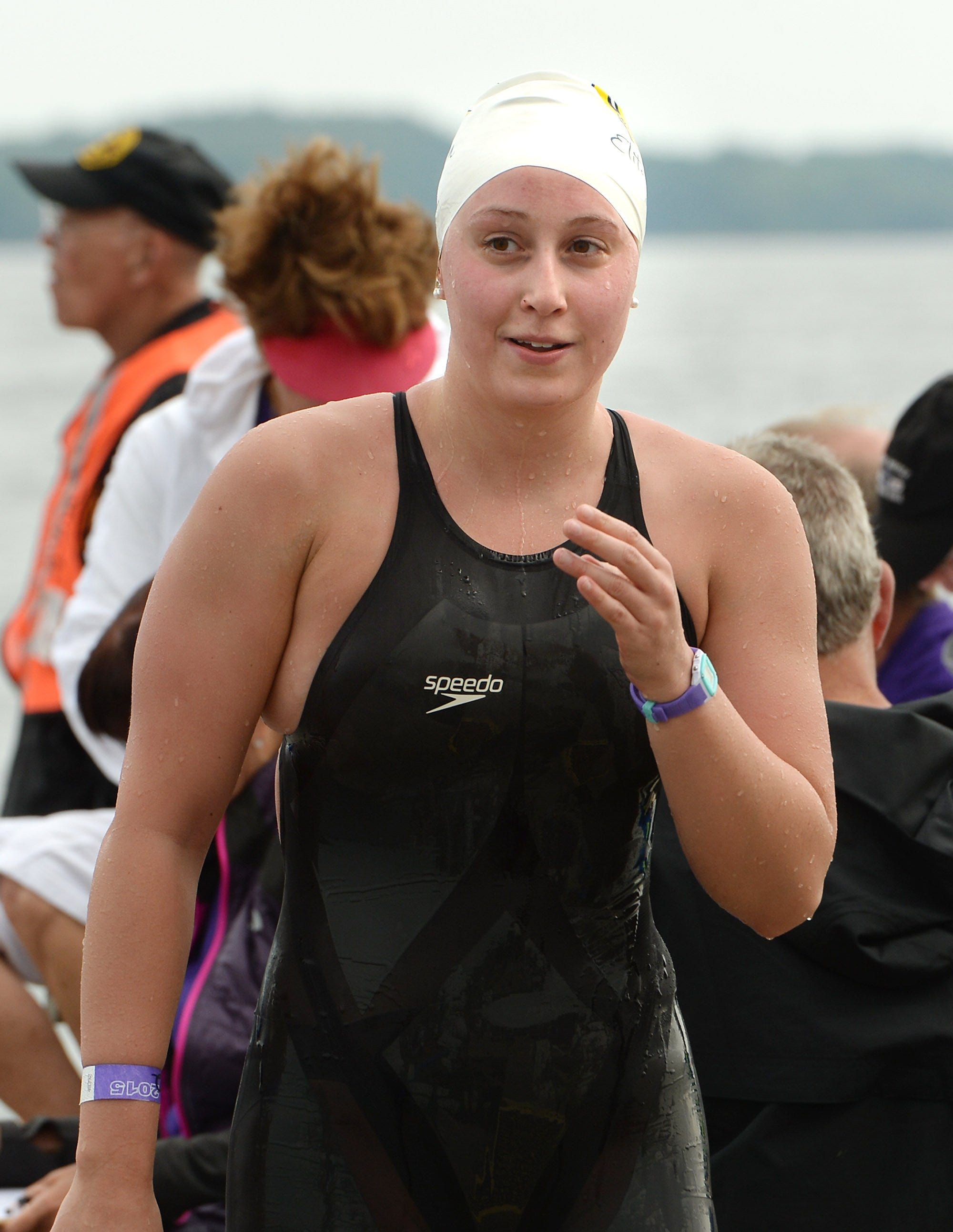 Marie Georger amid Mercyhurst Prep relay bound for Erie County Aquatic ...